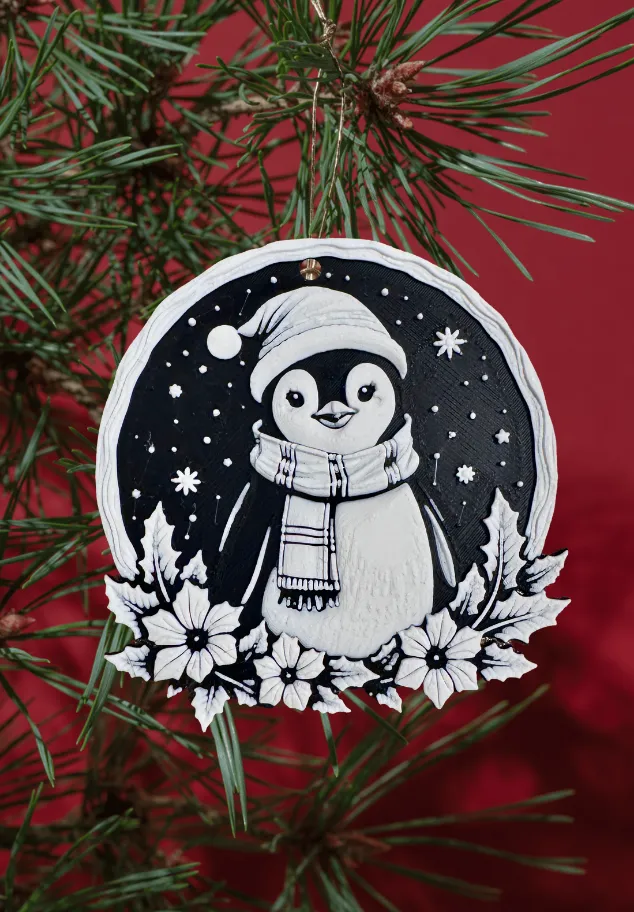 Christmas Penguin Decoration by Stewie - MakerWorld