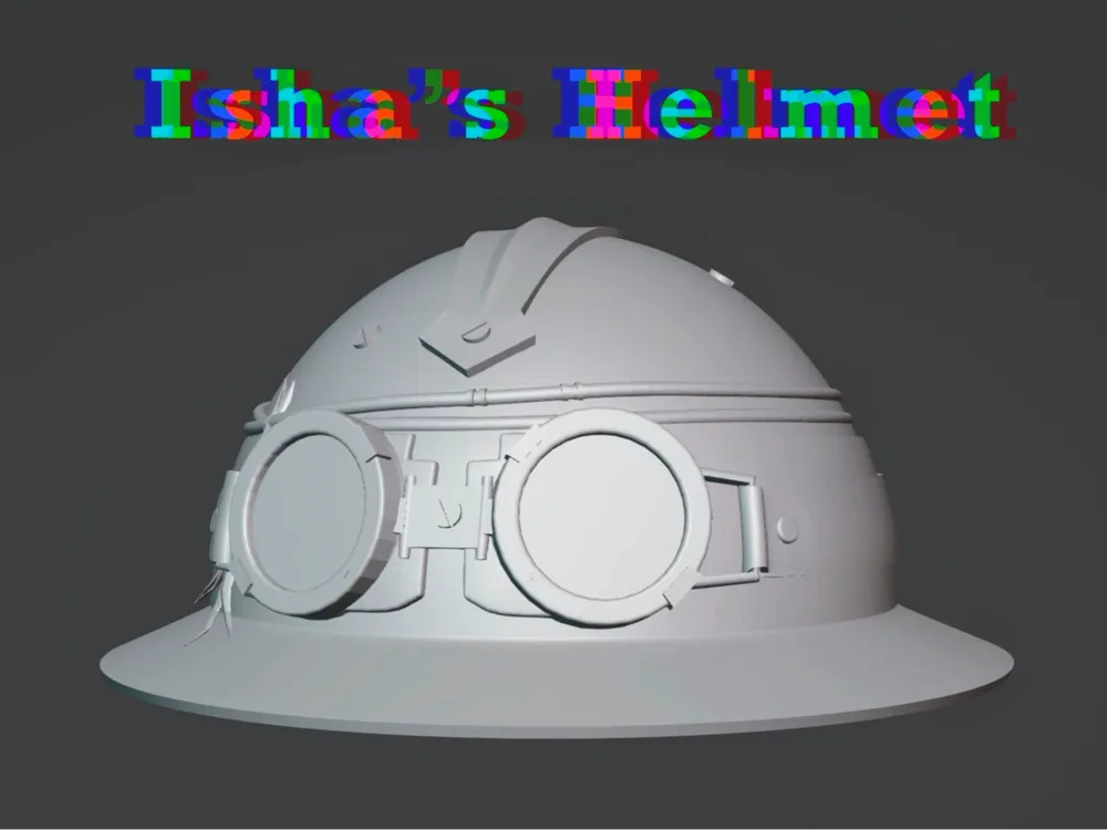 Isha's Helmet (Arcane) by TrialByLayer - MakerWorld