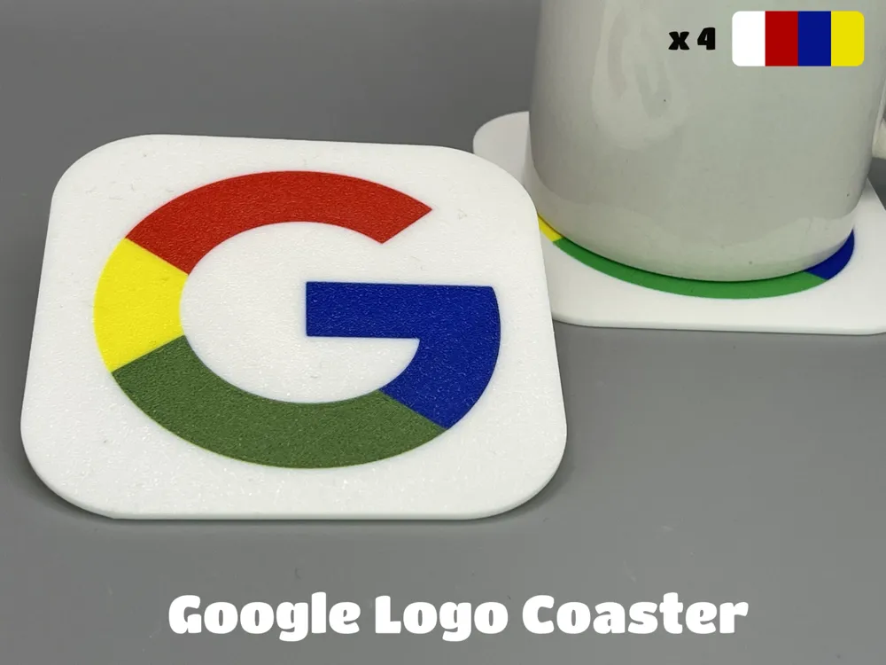 Google Logo App Icon for iPhone/iPad Coaster by MalcTheOracle - MakerWorld