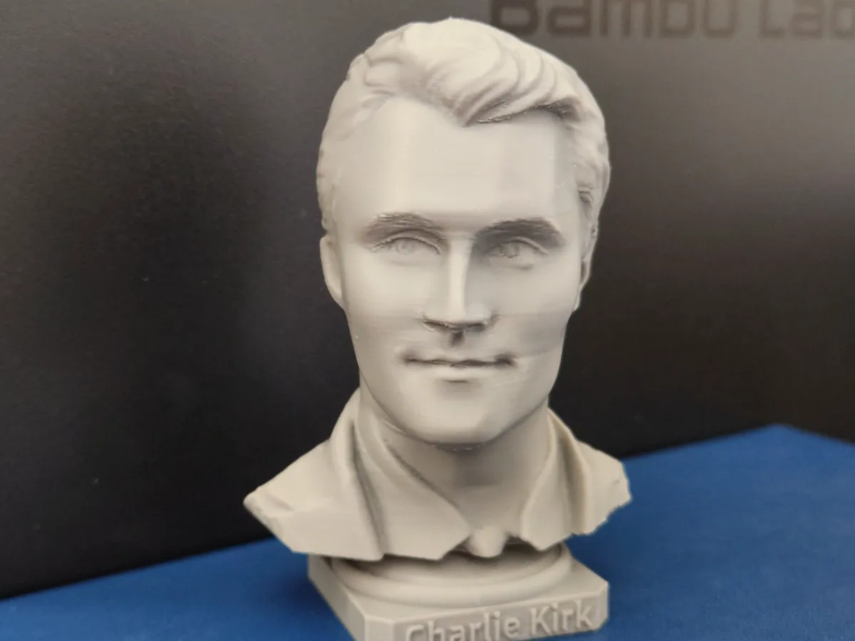 Charle Kirk statue by 3d boss MakerWorld: Download Free 3D Models