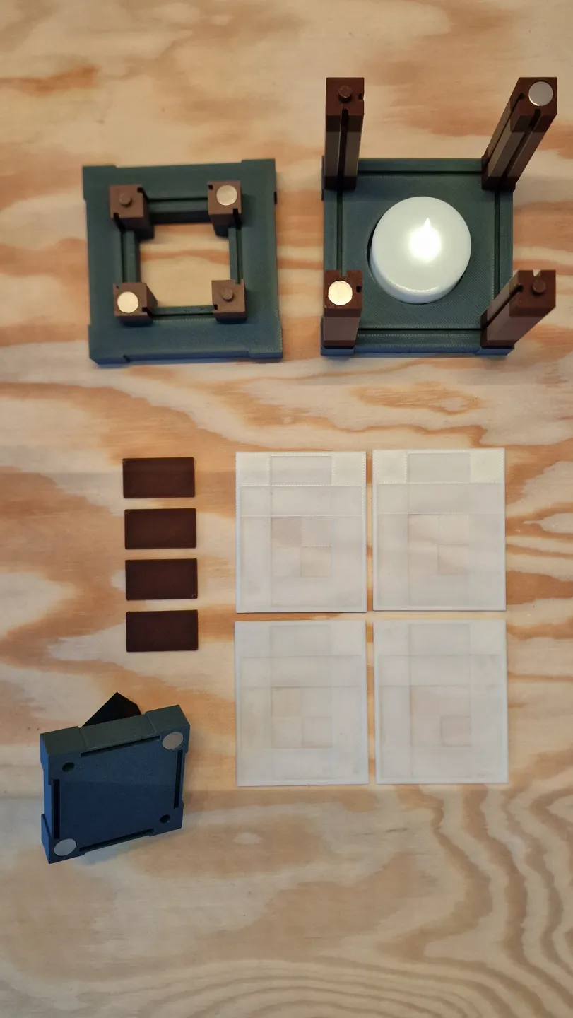 Minecraft lantern - BambuLab LED flame tea light by Infinite layers ...