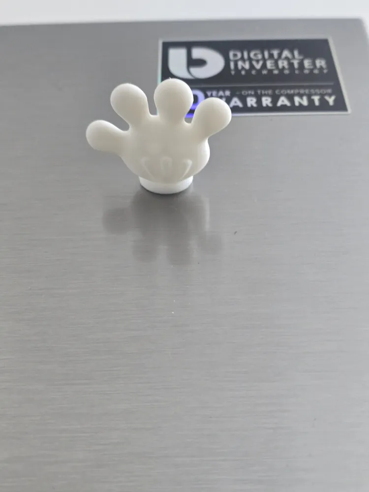 Imán de guante de mano de Mickey Mouse - Modelo de impresión 3D ...