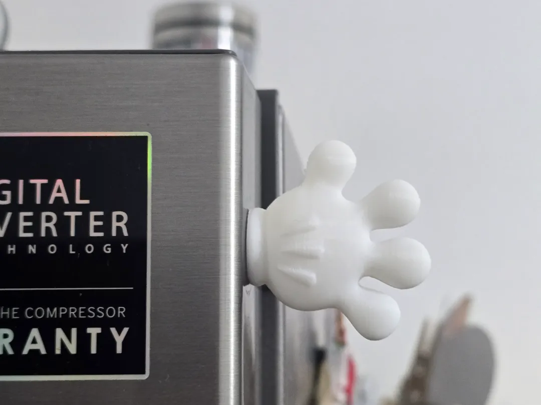 Imán de guante de mano de Mickey Mouse - Modelo de impresión 3D ...