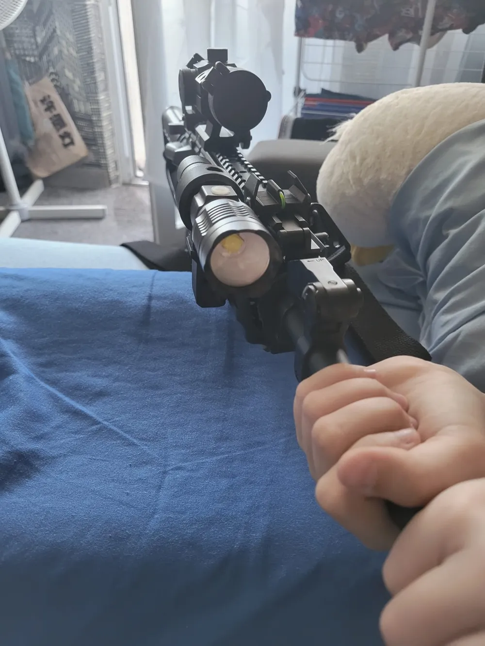 Offset flashlight mount - Free 3D Print Model - MakerWorld