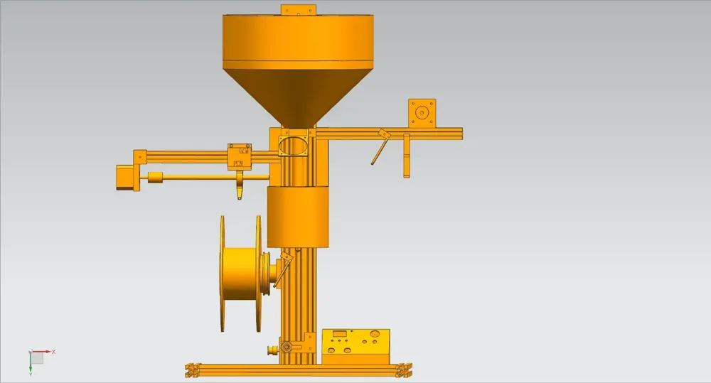 3D Printed Filament Recycling Machine by IKUN老表的改装日记 MakerWorld ...