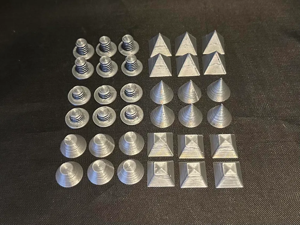 Cosplay Threaded Spikes & Studs - 2 Sizes 4 Styles by BATTCAVE ...