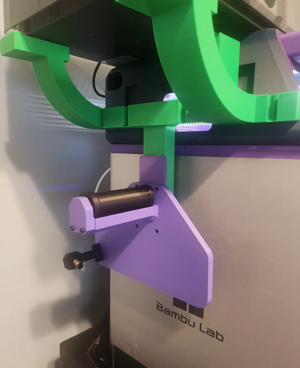 Side mount spool for Dual AMS on X1 carbon Remixed by KenW - MakerWorld