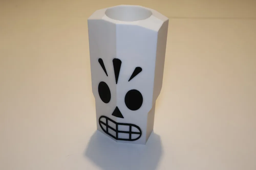 Manny Calavera Halloween Sprout Pot by BuildByte3D - MakerWorld