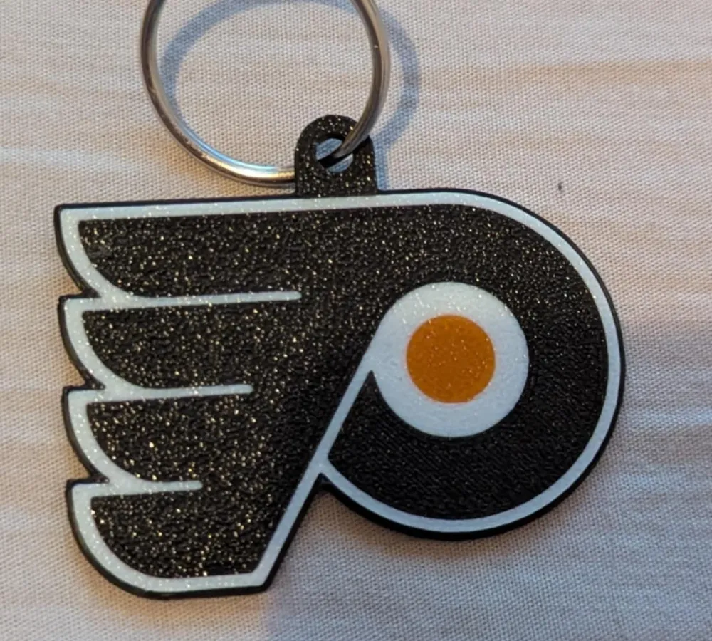 Philadelphia Flyers Keychain by c3dp - MakerWorld