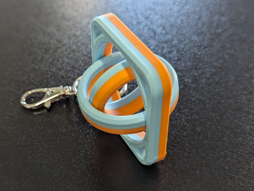 Square Gyro Fidget | 4 Sizes by Grandpa 3DPrints MakerWorld: Download ...