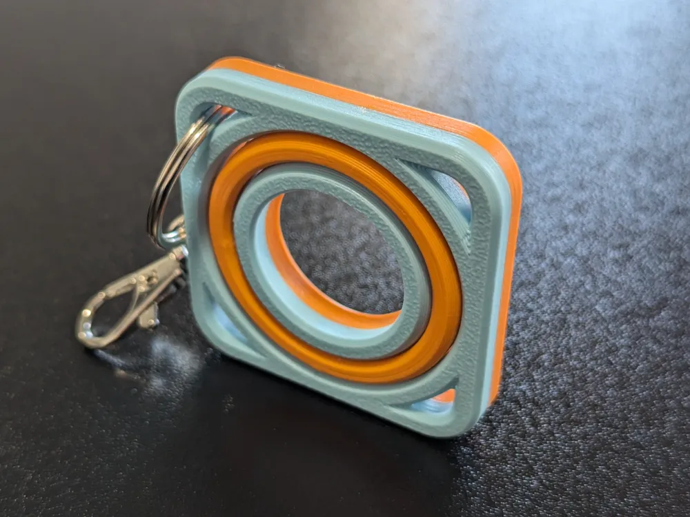 Square Gyro Fidget | 4 Sizes by Grandpa 3DPrints MakerWorld: Download ...