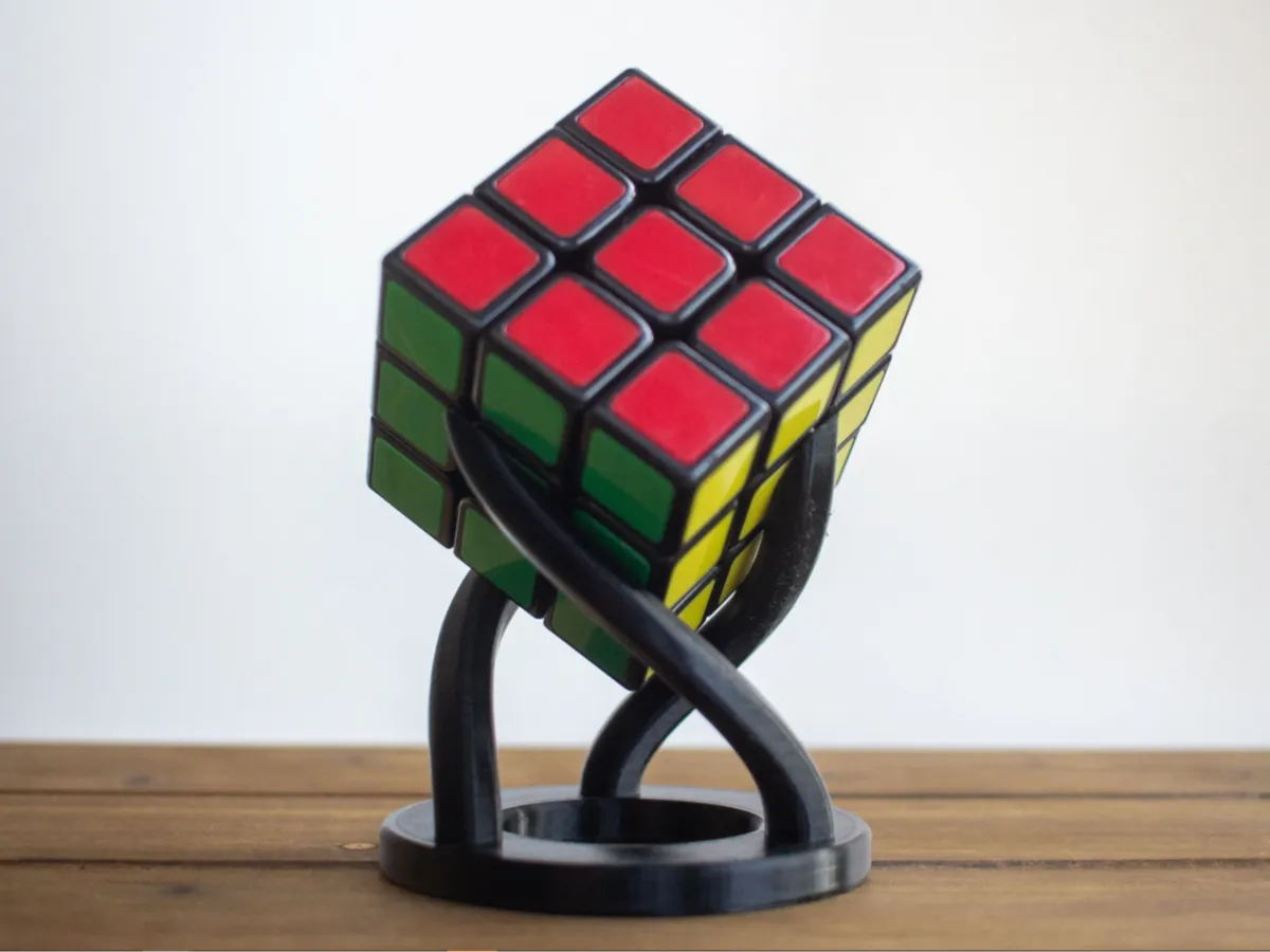 Rubix Cube Stand - Free 3D Print Model - MakerWorld