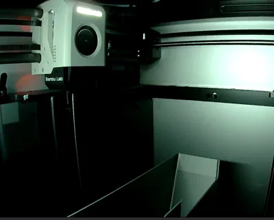 Poop Chute with optional magnets, for X1/P1 series by 3DTechBase - MakerWorld