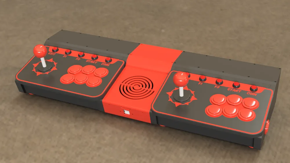 3DMAC - Raspberry Pi 3/4/5 DUAL Arcade Console - Free 3D Print Model ...