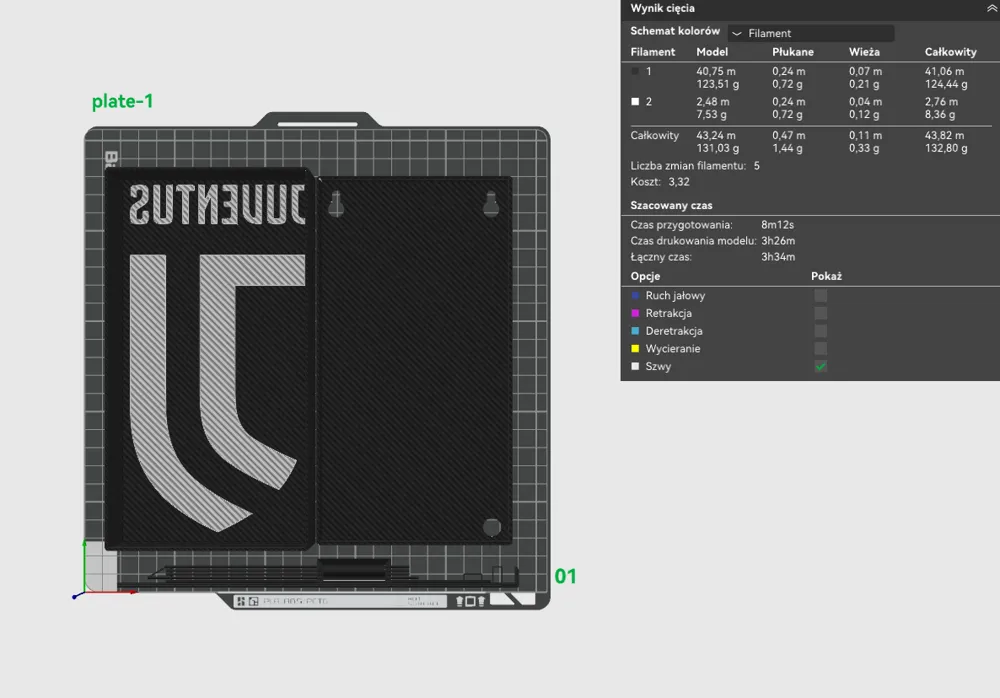 Juventus FC LEDBOX - Modèle d'Impression 3D Gratuit - MakerWorld
