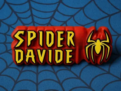 Spider Man Name Customizable - Free 3D Print Model - MakerWorld