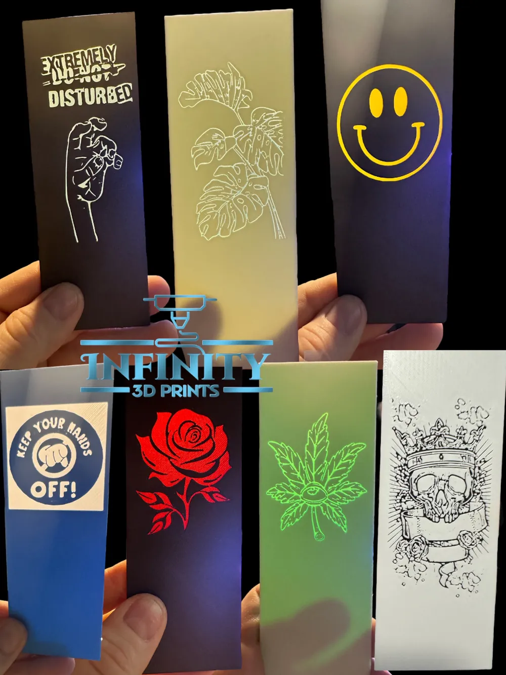 BOOKMARK SEE THROUGH PACK by Infinity 3D Prints - MakerWorld