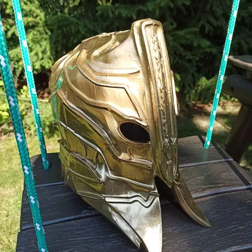 Elven Helmet - Cosplay Print in place - Free 3D Print Model - MakerWorld