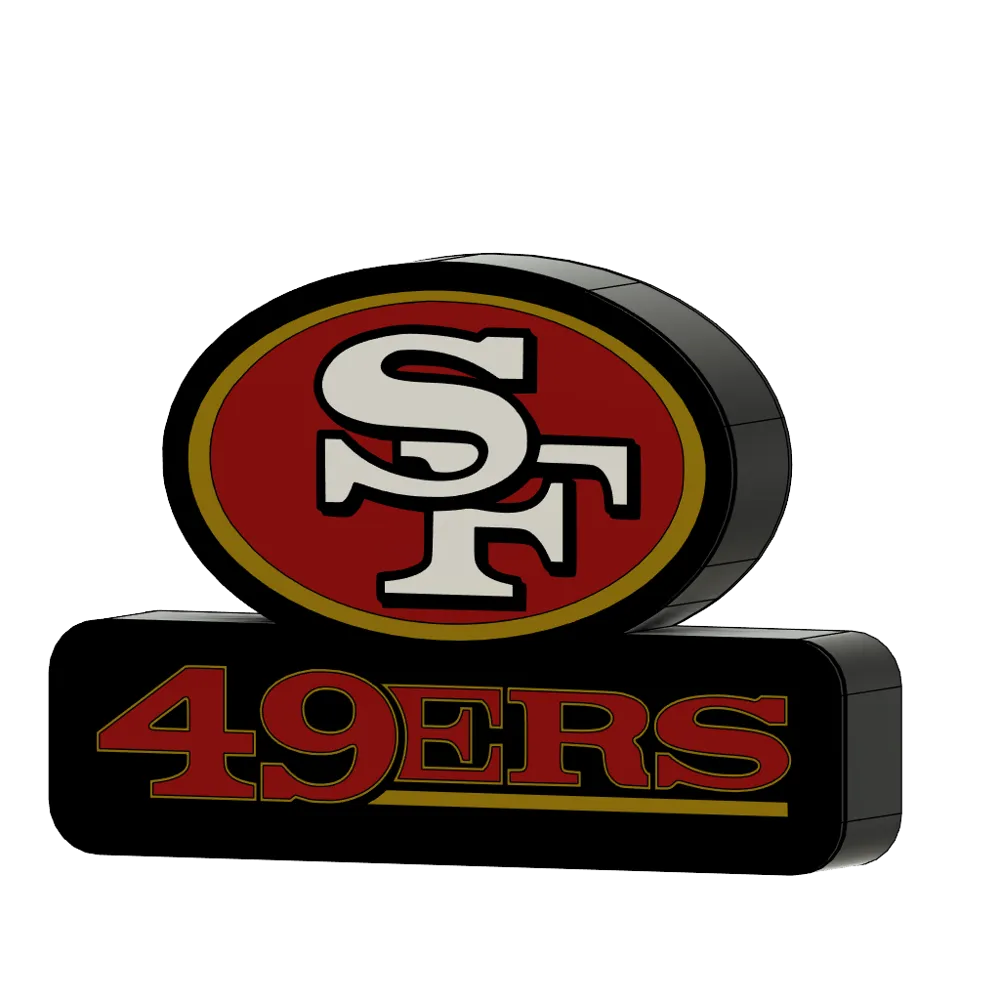 San Francisco 49ers LED Light Box (Updated) by MayHem MakerWorld ...