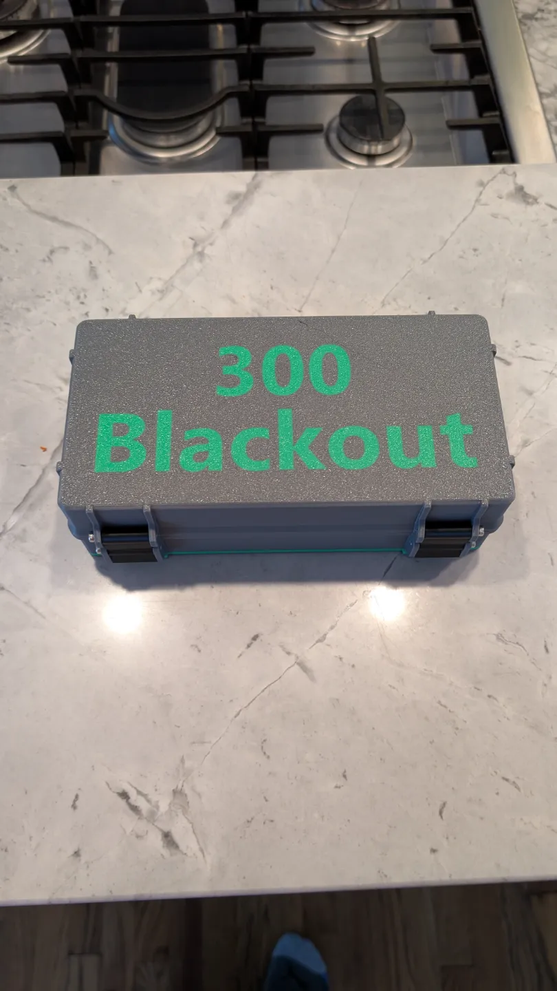 300 Blackout 200rnd Ammo Box by Squatch MakerWorld: Download Free 3D Models