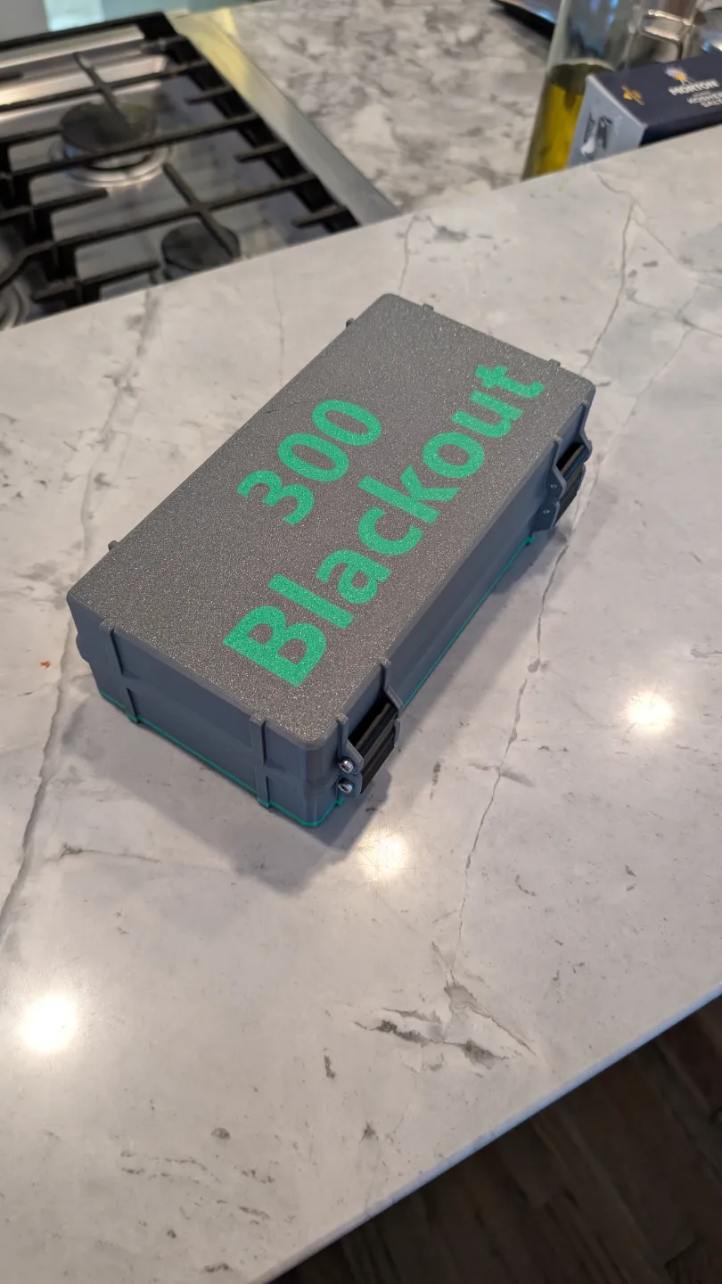 300 Blackout 200rnd Ammo Box by Squatch MakerWorld: Download Free 3D Models