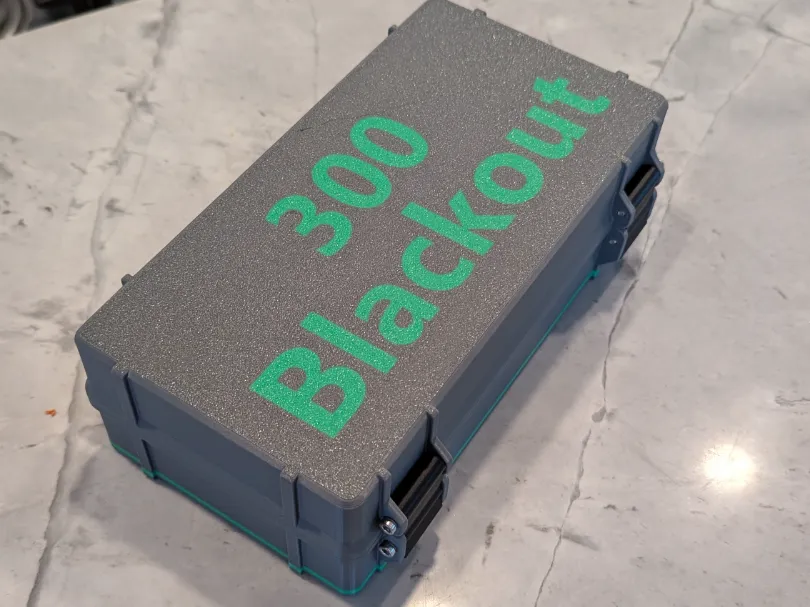 300 Blackout 200rnd Ammo Box - Free 3D Print Model - MakerWorld