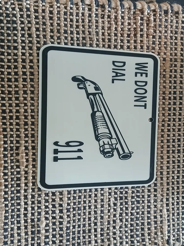 Warning Sign - Free 3D Print Model - MakerWorld