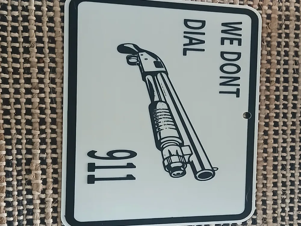 Warning Sign - Free 3D Print Model - MakerWorld