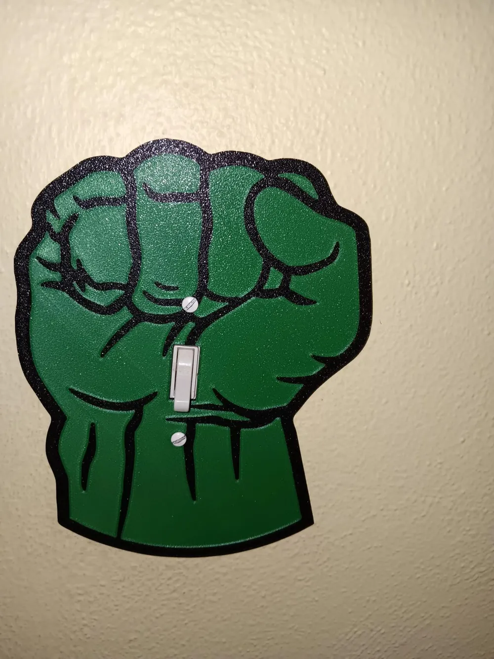 Hulk Hand Light Switch Cover - Free 3D Print Model - MakerWorld