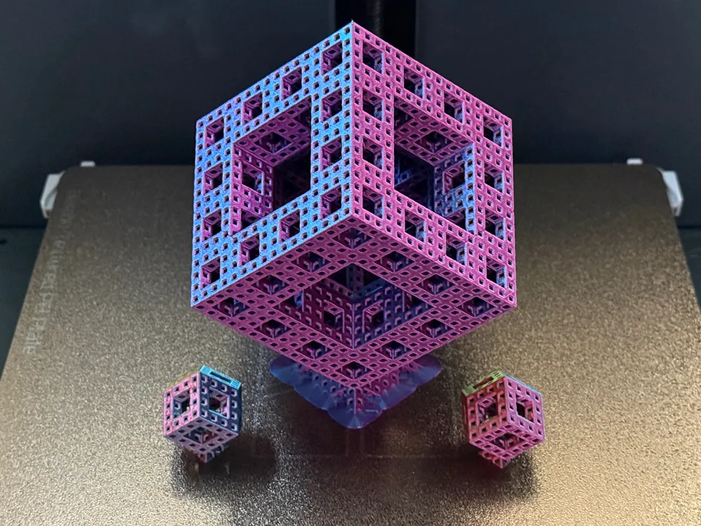 Menger Rhombic Dodecahedron Fractal | Level 3 - v1 by Endless Design ...