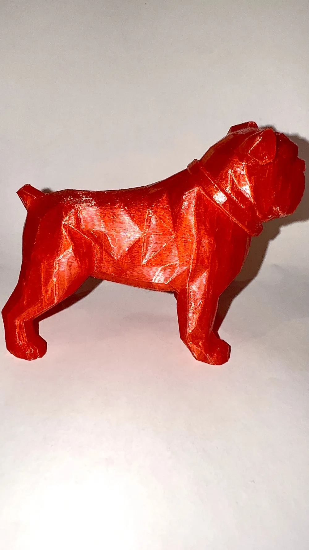 low polly bulldog (S/M/L) - Free 3D Print Model - MakerWorld