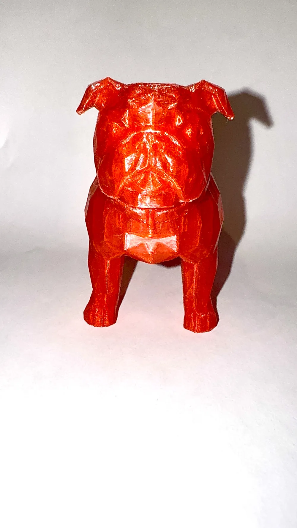 low polly bulldog (S/M/L) - Free 3D Print Model - MakerWorld