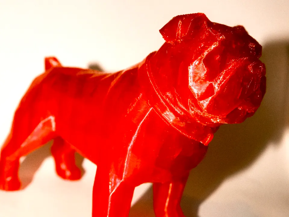low polly bulldog (S/M/L) - Free 3D Print Model - MakerWorld