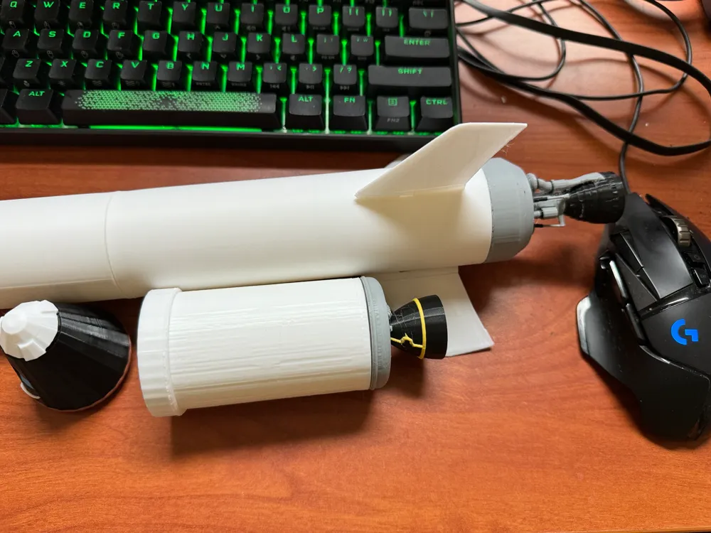 KSP inspired model rocket by mikechu01 - MakerWorld