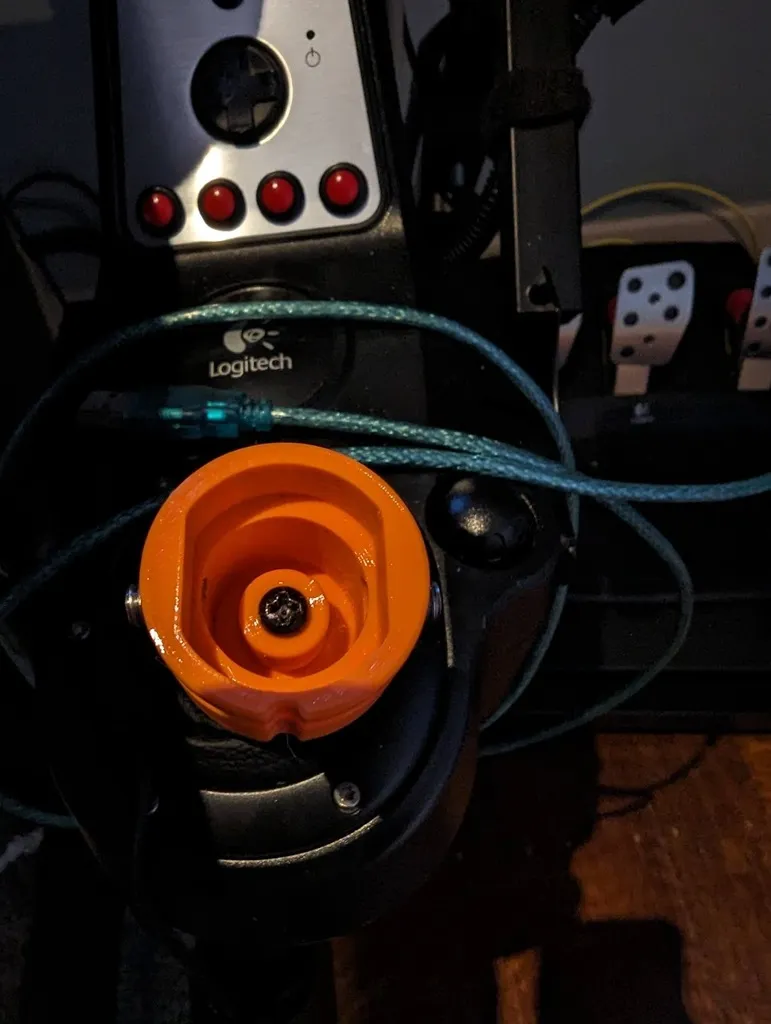 Logitech G27/G29 Truck Shift Knob Adapter Remixed by quotidian - MakerWorld
