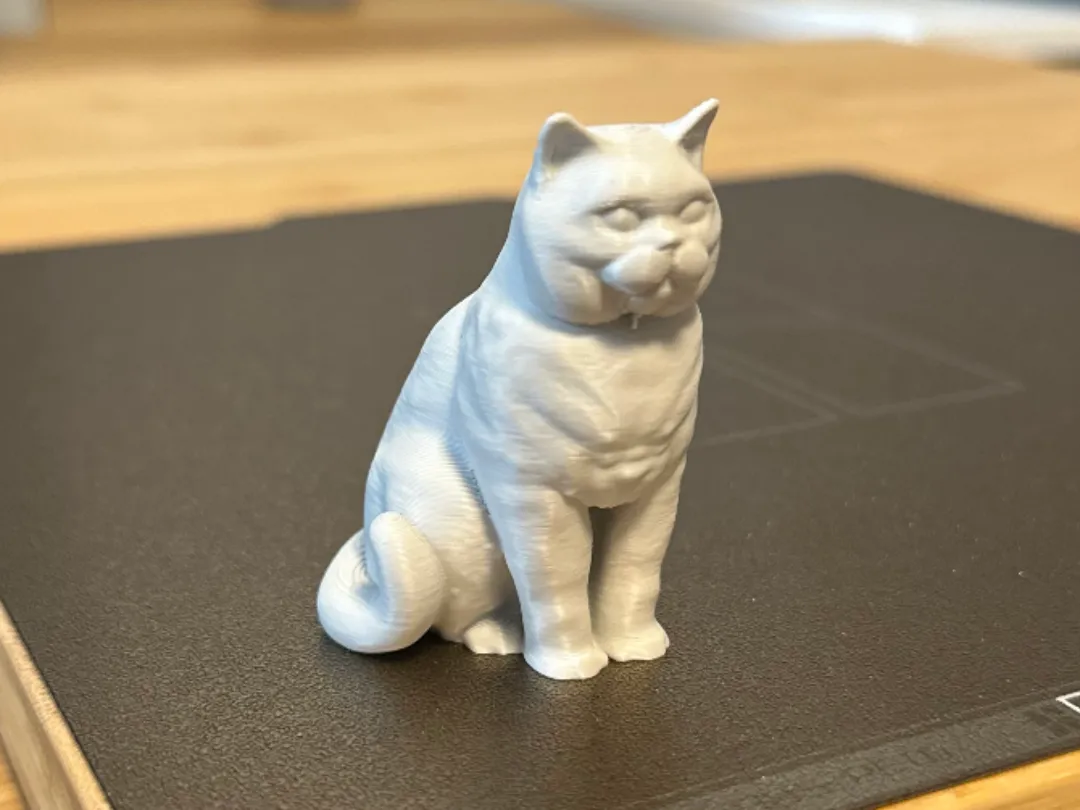 Statuette de chaton mignon assis - Modèle d'Impression 3D Gratuit ...