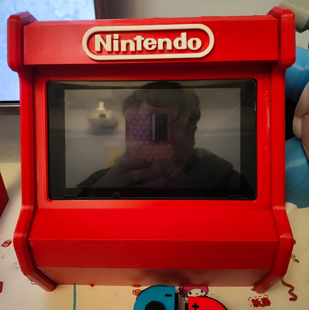 Switch Arcade Stand Optimized Version with Charging Hole Remixed by ...