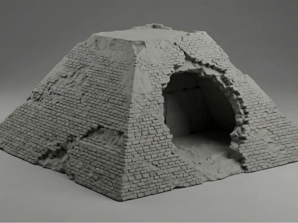 The Plundered Tomb: Great Truncated Pyramid - Free 3D Print Model ...