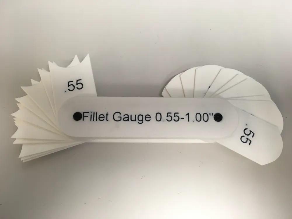 Fillet (Radius) Gauge 0.55 - 1.00 inch by KLeviticus MakerWorld ...