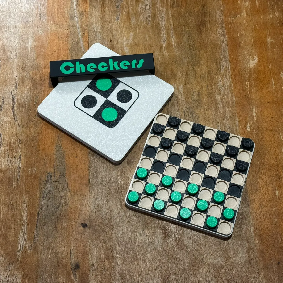 Checkers - Travel Edition - Free 3D Print Model - MakerWorld