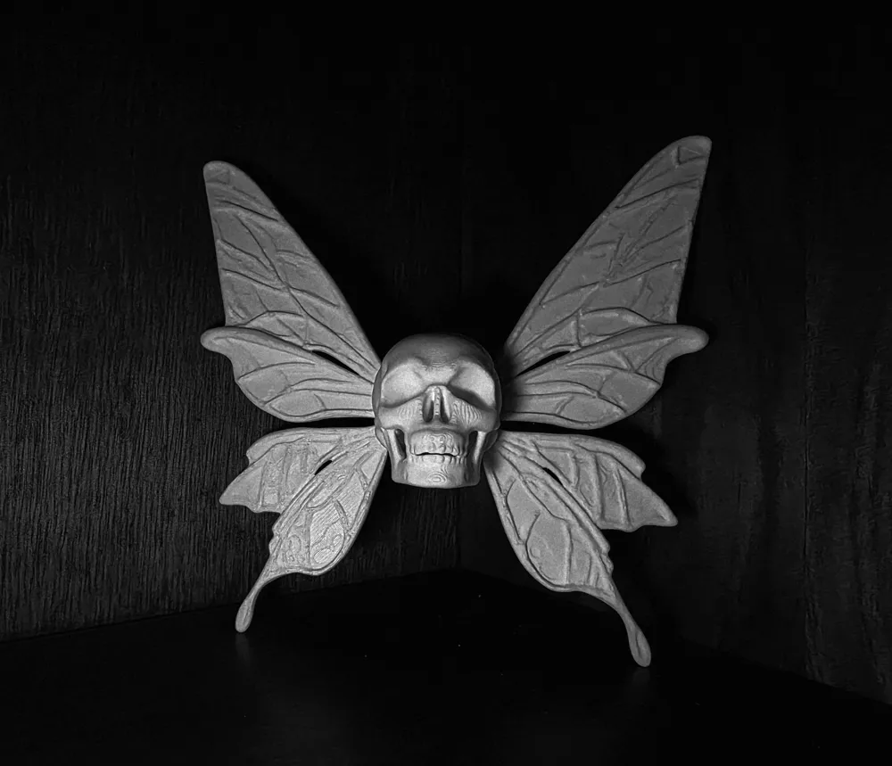 "Fairy" Skull Mythical Creatures #2 - Free 3D Print Model - MakerWorld
