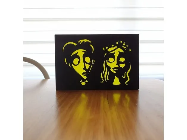 Corpse Bride Silhouette Art by 3DPrintBunny - MakerWorld