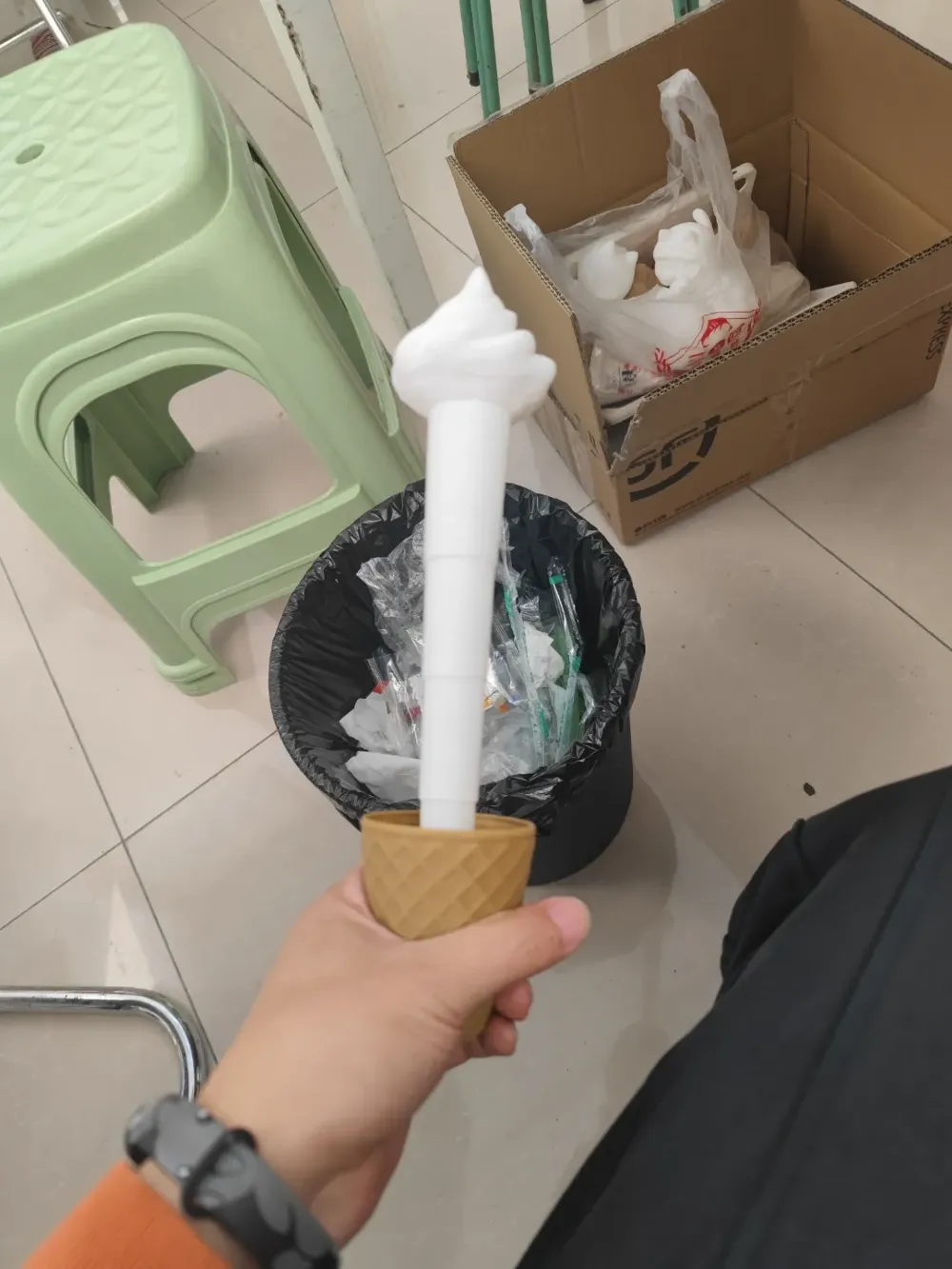 Telescopic Ice Cream Sword by AiWen文创-OF酱 - MakerWorld