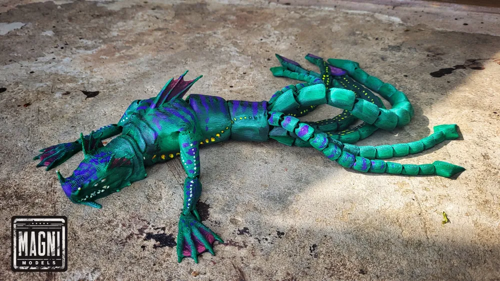 Articulated Sea Dragon Leviathan - Subnautica by MagniModels MakerWorld ...
