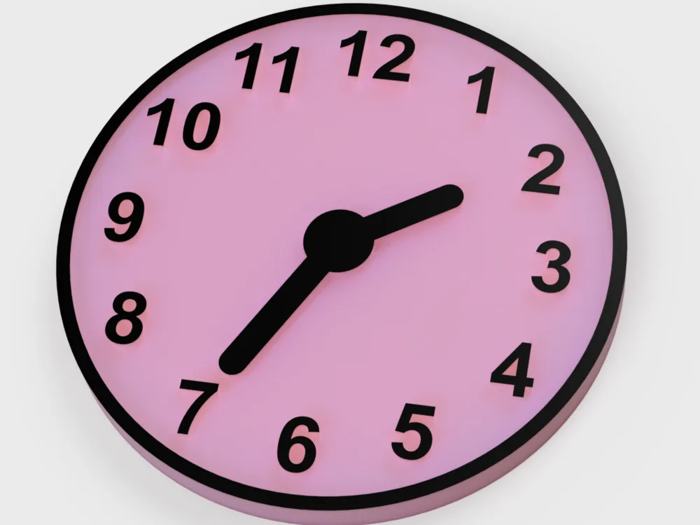 Barbie Dollhouse Clock - Free 3D Print Model - MakerWorld