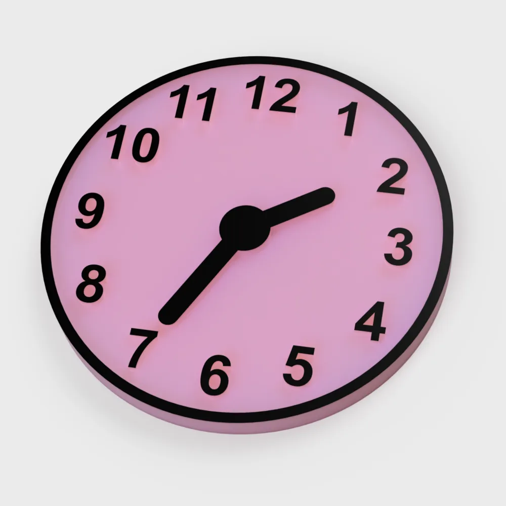 Barbie Dollhouse Clock - Free 3D Print Model - MakerWorld