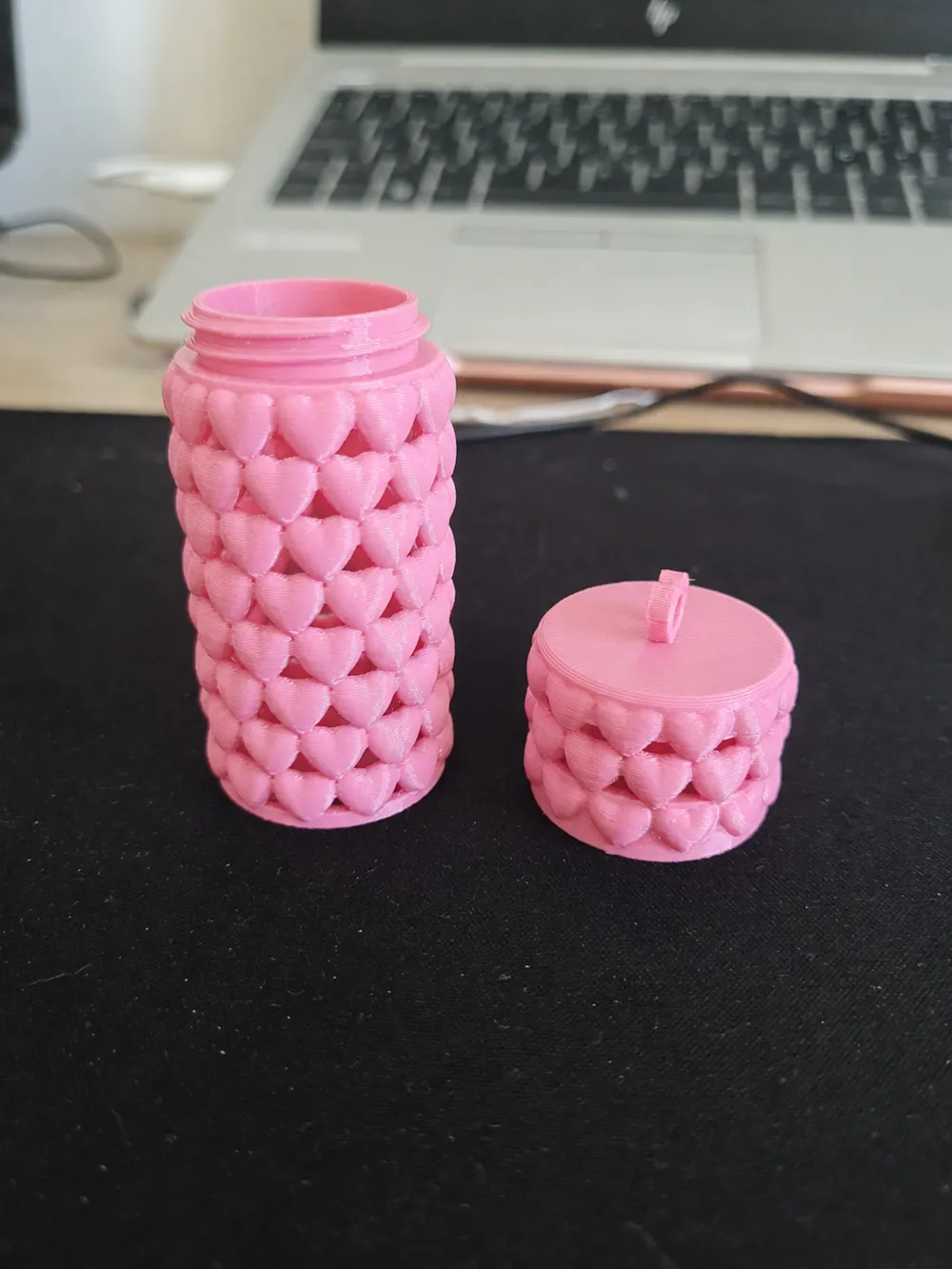 Heart Pattern Lip Balm Container - Free 3D Print Model - MakerWorld
