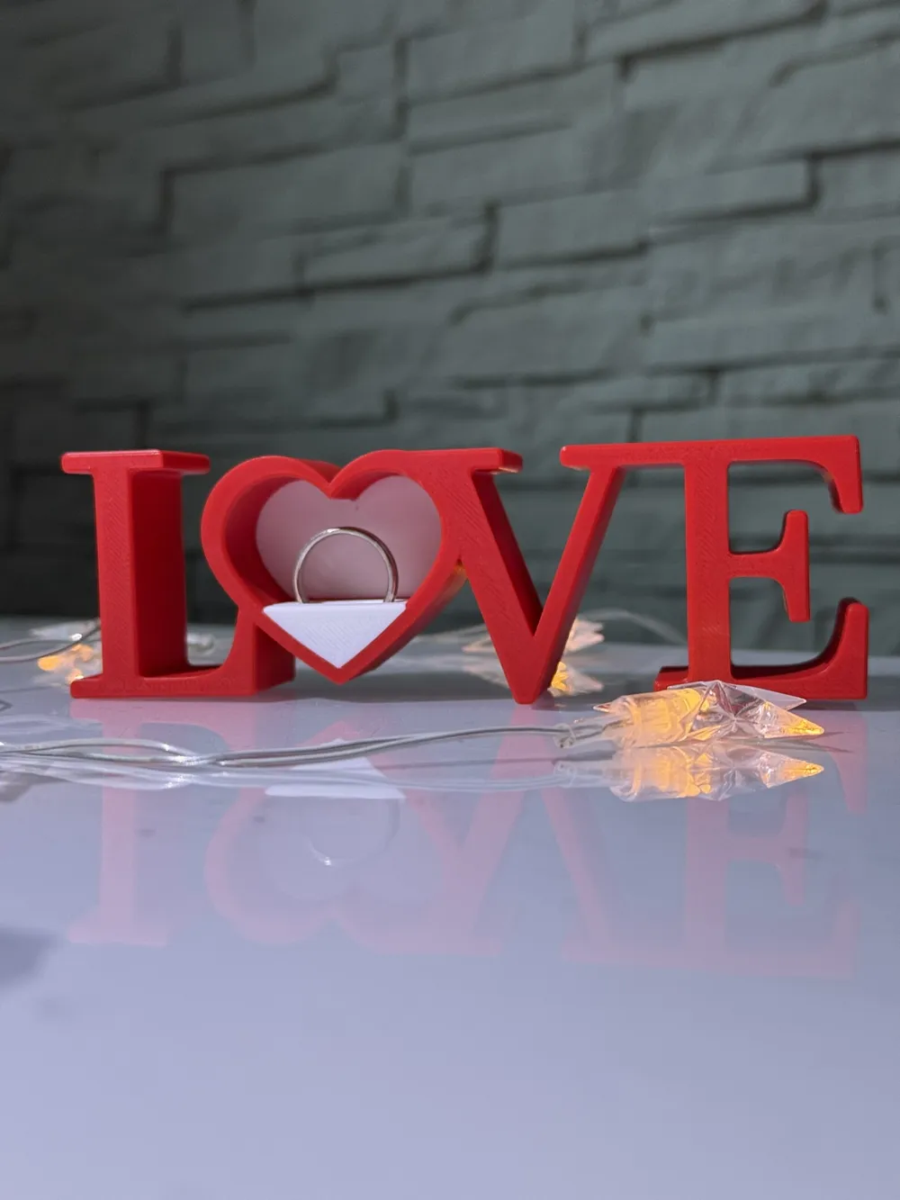 LOVE Ring-Holder – Valentine´s Day - Free 3D Print Model - MakerWorld