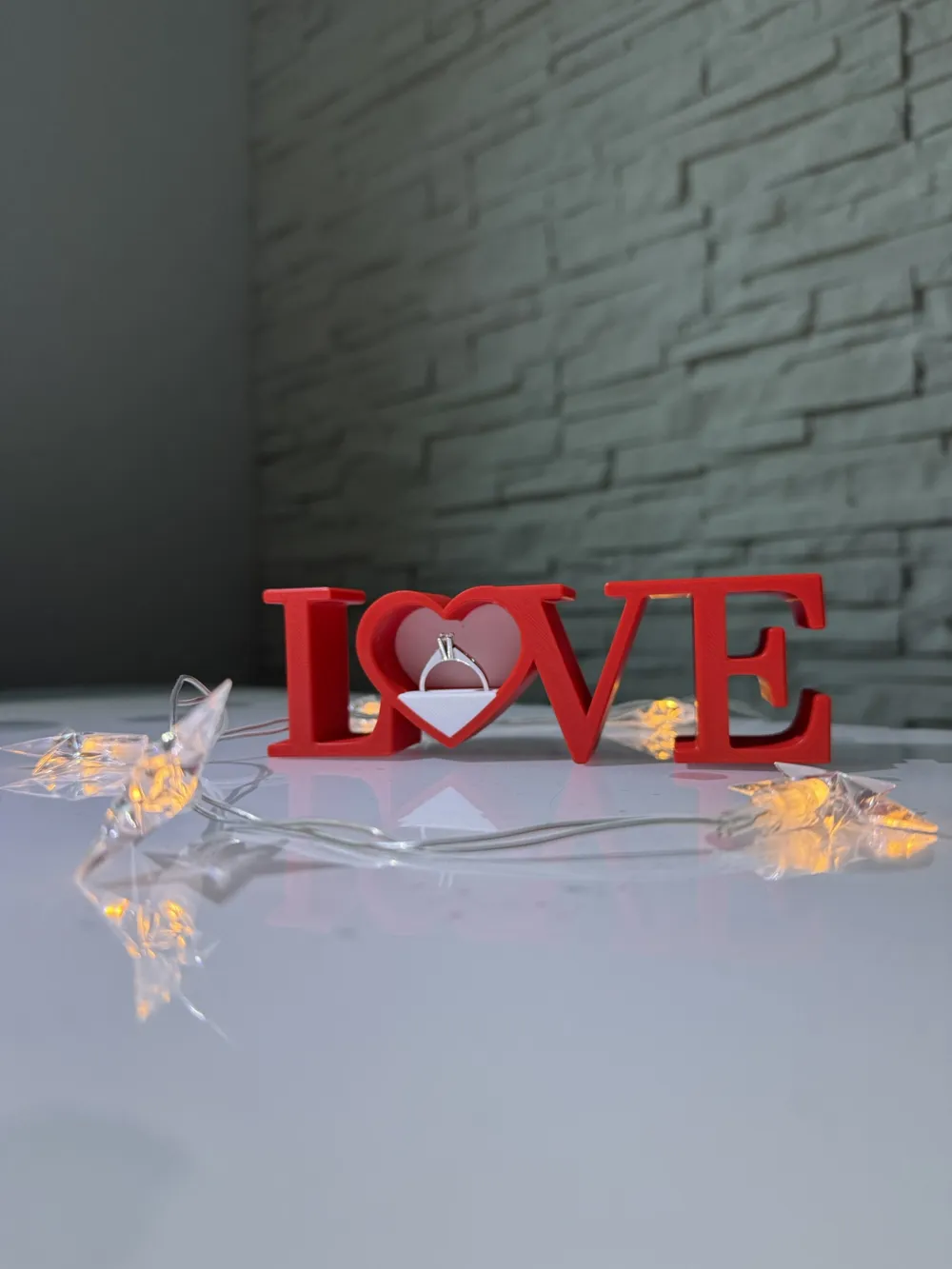 LOVE Ring-Holder – Valentine´s Day - Free 3D Print Model - MakerWorld