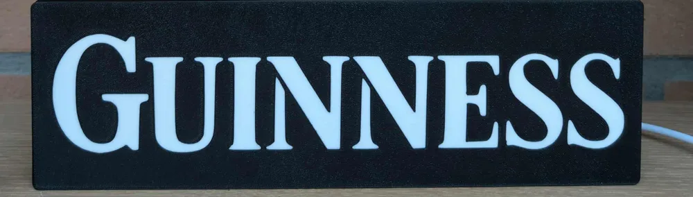simple guinness light box by 0NikO MakerWorld: Download Free 3D Models
